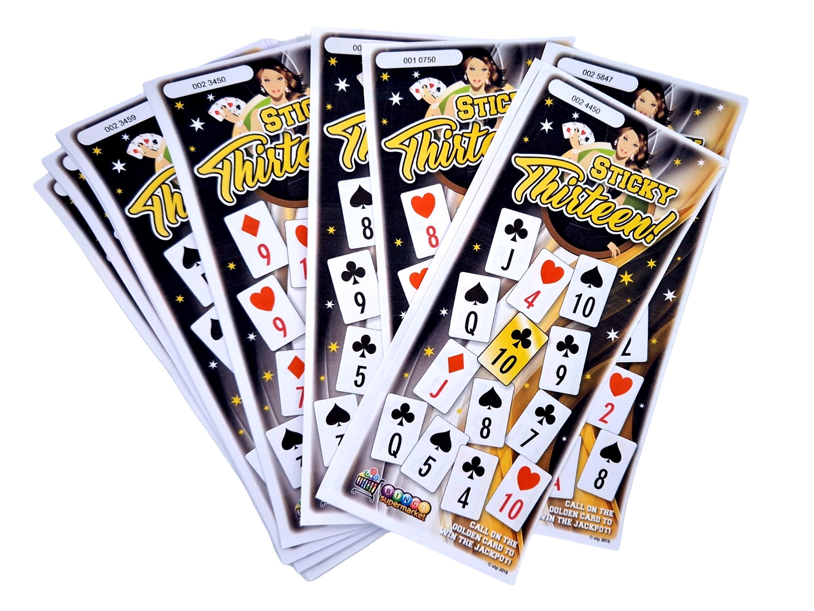 Sticky 13 Tickets AKA Hoy Bingo 100 Pack